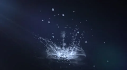 animated water splashes | Stock Video | Pond5