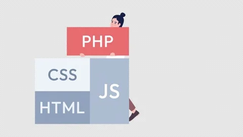 Animated web developer programming | Stock Video | Pond5