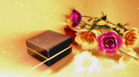 Animated Wedding Ring Stock Video Footage | Royalty Free Animated ...