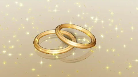 Animated Wedding Ring Stock Video Footage | Royalty Free Animated ...