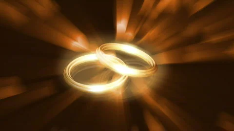 Animated Wedding Rings Marriage Backdrop | Stock Video | Pond5