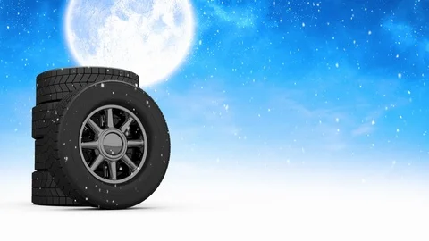 Animated wheels video | Stock Video | Pond5