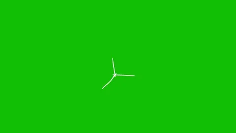 Animated White Arrow on Green Screen. Do... | Stock Video | Pond5