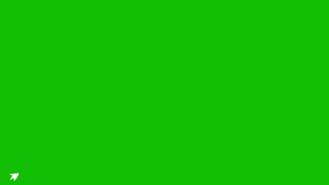 Animated White Arrow on Green Screen. Do... | Stock Video | Pond5