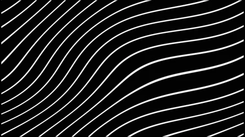 Animated white distorted lines on black ... | Stock Video | Pond5