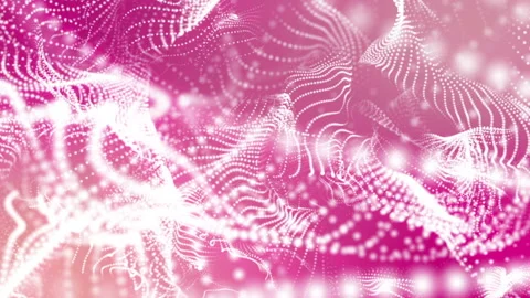 animated white glowing particles. abstra... | Stock Video | Pond5