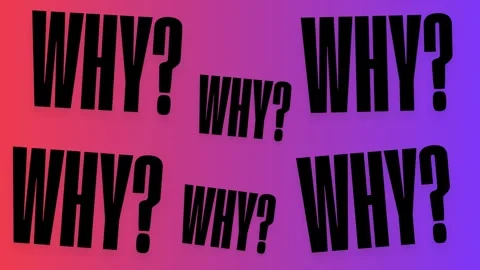 Animated “Why?” Question Mark Pop Up... | Stock Video | Pond5