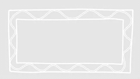 Animated Wiggly Frame Transparent Backg... | Stock Video | Pond5