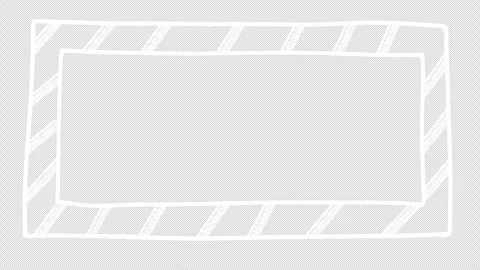 Animated Wiggly Frame Transparent Backg... | Stock Video | Pond5