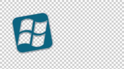 animated windows icon logo sign for vide... | Stock Video | Pond5