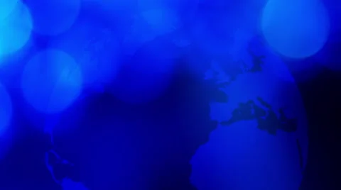 Animated world globe background | Stock Video | Pond5