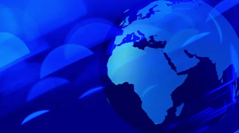 Animated world globe futuristic backgrou... | Stock Video | Pond5