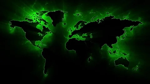 Animated World Map Background. | Stock Video | Pond5
