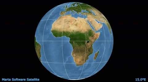 Animated world map in the Marta Software... | Stock Video | Pond5