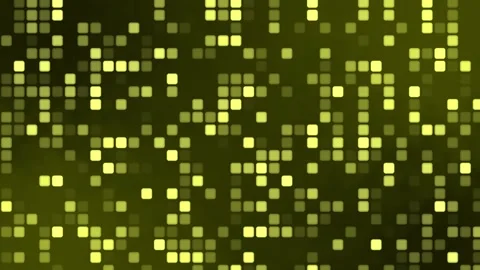Animated yellow Digital Square looped te... | Stock Video | Pond5