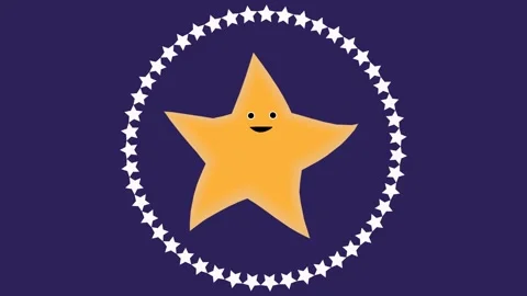 Yellow Stars Animated Stock Footage ~ Royalty Free Stock Videos | Pond5