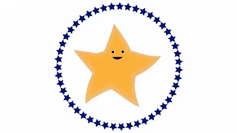 Yellow Stars Animated Stock Footage ~ Royalty Free Stock Videos | Pond5