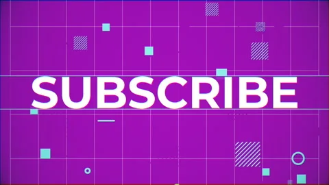 Animated Youtube Subscribe Text With Sha... | Stock Video | Pond5