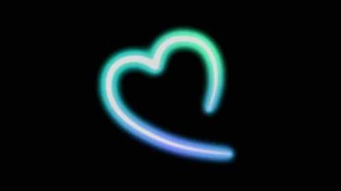 Animatio heart shape floating isolate on... | Stock Video | Pond5