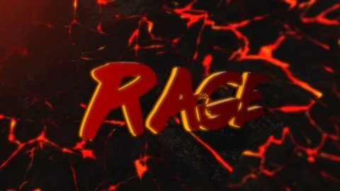 Animation of 3D Race lettering on cracki... | Stock Video | Pond5