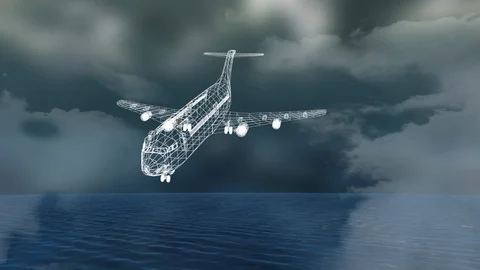 Animation of 3d technical drawing of mod... | Stock Video | Pond5