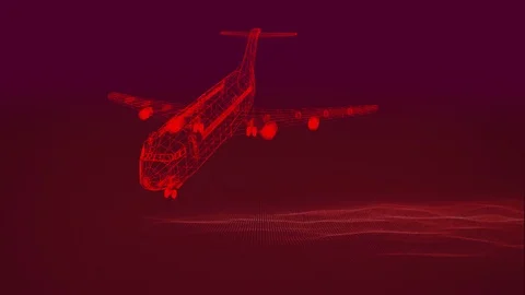 Animation of 3d technical drawing of mod... | Stock Video | Pond5