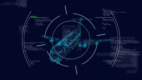 Animation of 3d technical drawing of mod... | Stock Video | Pond5
