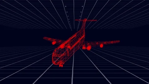 Animation of 3d technical drawing of mod... | Stock Video | Pond5