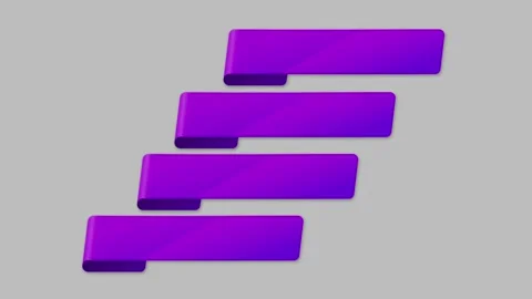 Animation 4 step infographic timeline te... | Stock Video | Pond5