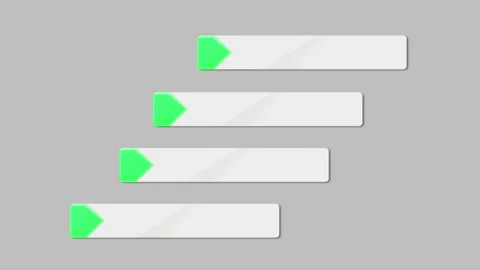 Animation 4 step infographic timeline te... | Stock Video | Pond5