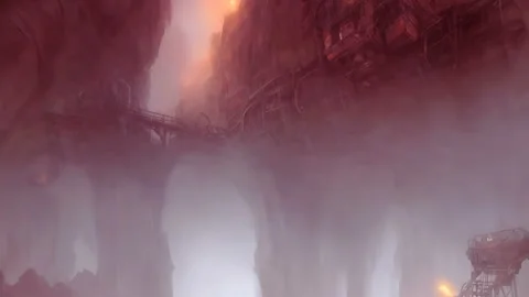 Animation of an abstract oil painting of... | Stock Video | Pond5