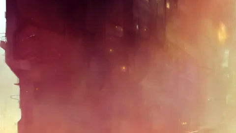 Animation of an abstract oil painting of... | Stock Video | Pond5