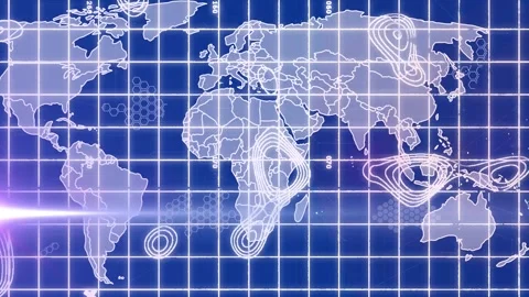 Animation of abstract patterns, grid pat... | Stock Video | Pond5