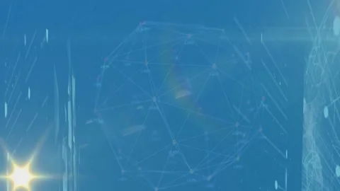 Animation of abstract shapes in seamless... | Stock Video | Pond5