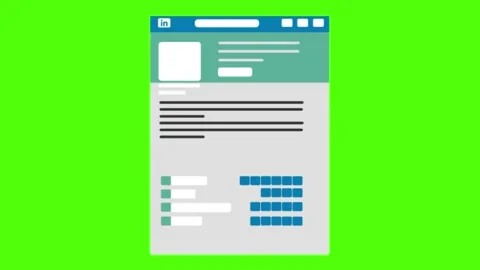 Animation of an account page on the webs... | Stock Video | Pond5