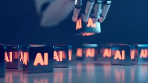 Animation with an advanced robotic arm s... | Stock Video | Pond5