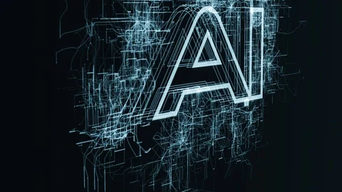Animation of AI, artificial intelligence... | Stock Video | Pond5