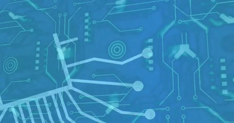 Animation of ai data processing with com... | Stock Video | Pond5