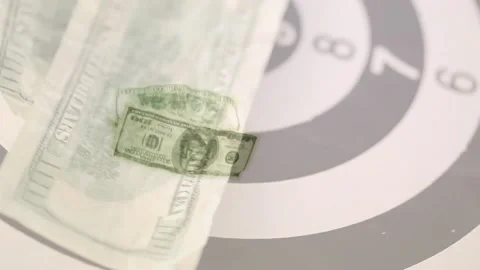 Animation of american dollar bills spinn... | Stock Video | Pond5
