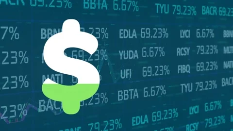 Animation of american dollar symbol and ... | Stock Video | Pond5