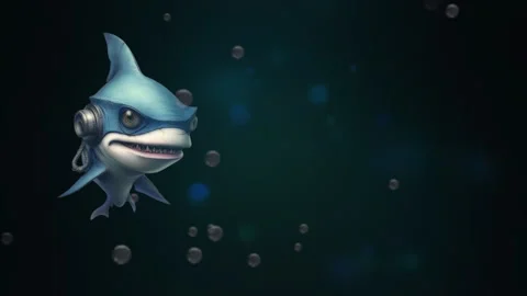 Shark Animation Stock Video Footage | Royalty Free Shark Animation ...