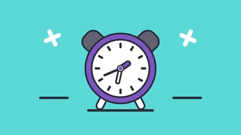 animation of animated clock ticking | Stock Video | Pond5