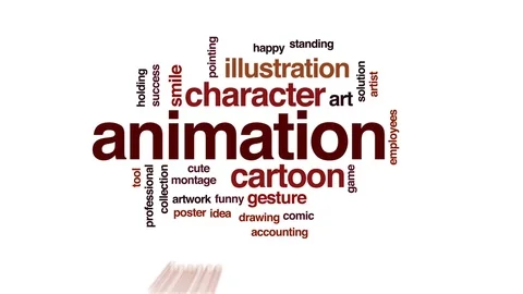 Animation animated word cloud, text desi... | Stock Video | Pond5
