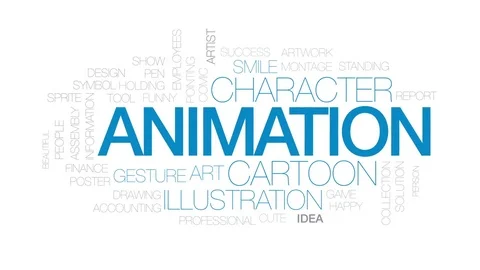 Animation animated word cloud, text desi... | Stock Video | Pond5