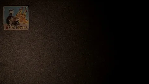 Animation - appearance of fridge magnets... | Stock Video | Pond5