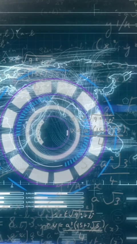 Animation of arc reactor over loading ba... | Stock Video | Pond5
