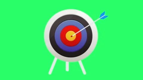 Target Green Screen Stock Video Footage | Royalty Free Target Green ...