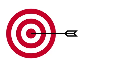 Arrow Hitting Target Stock Footage ~ Royalty Free Stock Videos | Pond5