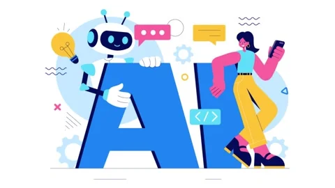Animation of Artificial Intelligence Ill... | Stock Video | Pond5
