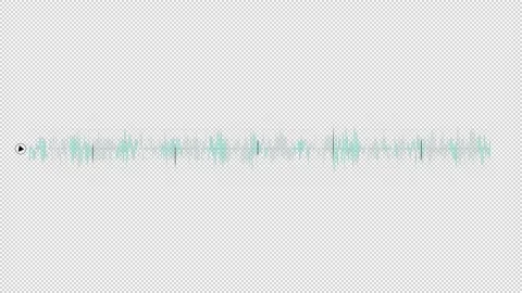 Animation of an audio spectrum consistin... | Stock Video | Pond5